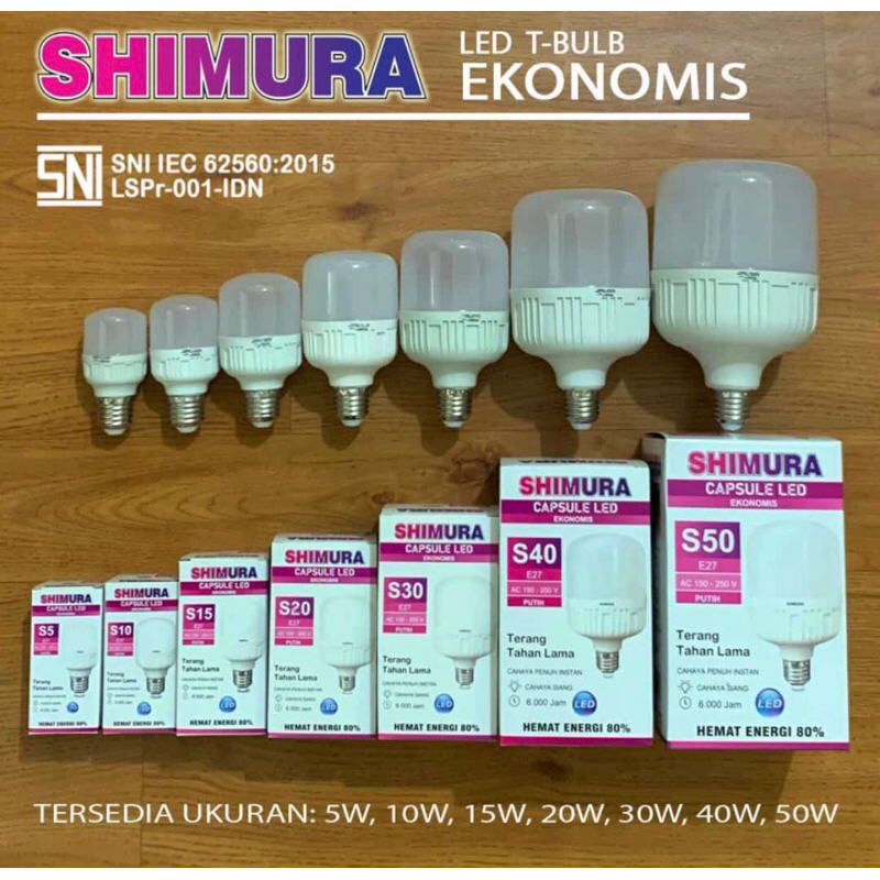 Jual Grosir dan Ecer SHIMURA LED Capsule 5W / 10W / 15W / 20W / 30W ...