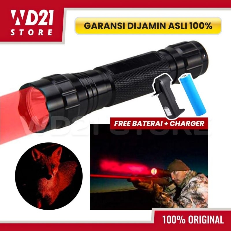 Jual [ 100% ORIGINAL ] SENTER LED TACTICAL AIRSOFT LED LIGHT WANFIRE ...