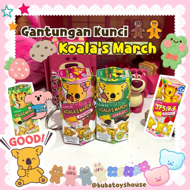 Jual Gantungan Kunci Koala's March Snack Keychain Trinket Ganci Makanan ...