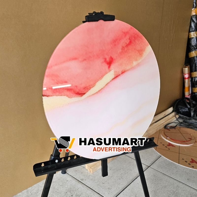 Jual Akrilik Bulat 40cm MARBLE / Akrilik Marbel / Akrilik Sign Polosan ...
