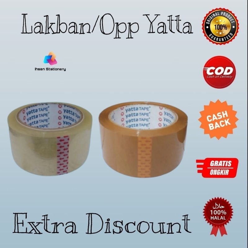 Jual Lakban OPP Yatta 48 x 90 Yard | Shopee Indonesia