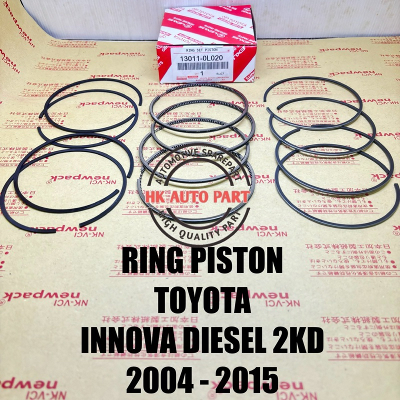 Jual RING PISTON SEHER OS STD TOYOTA INNOVA DIESEL LAMA 2KD ( 2004 ...