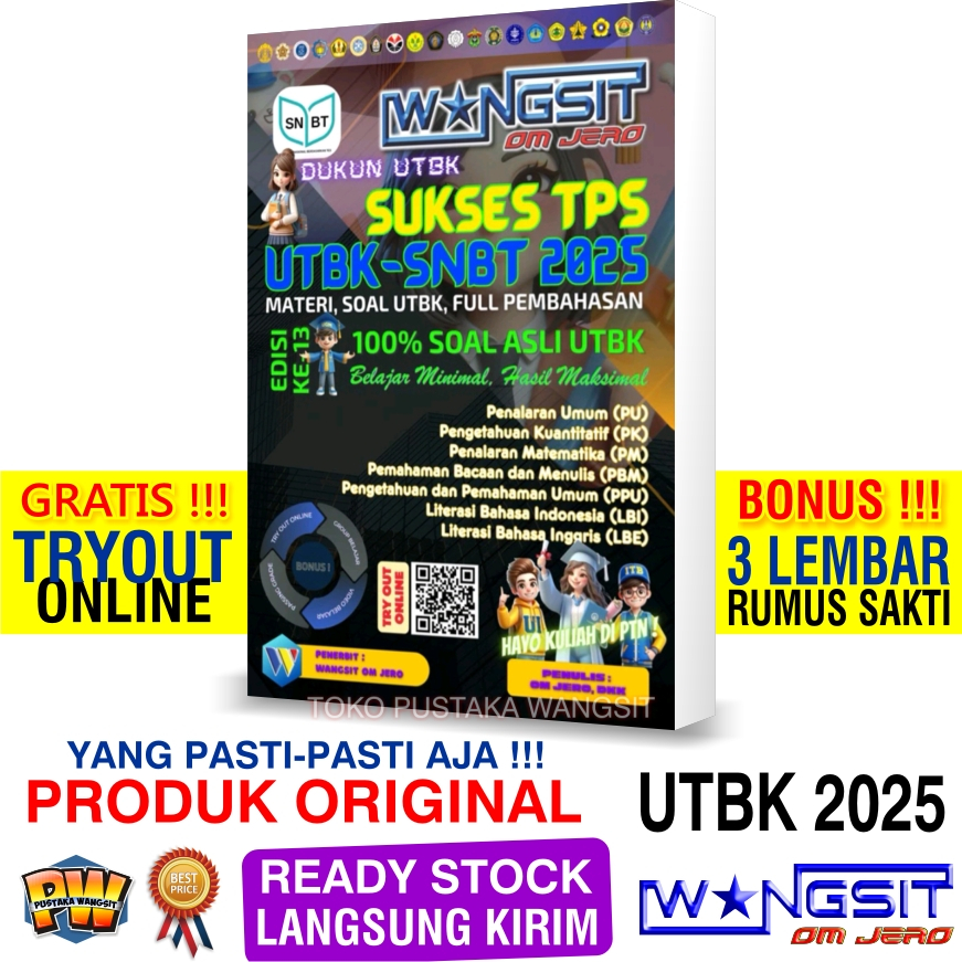 Jual Buku Wangsit UTBK SNBT 2025 - Buku Wangsit OM JERO UTBK SNBT ...