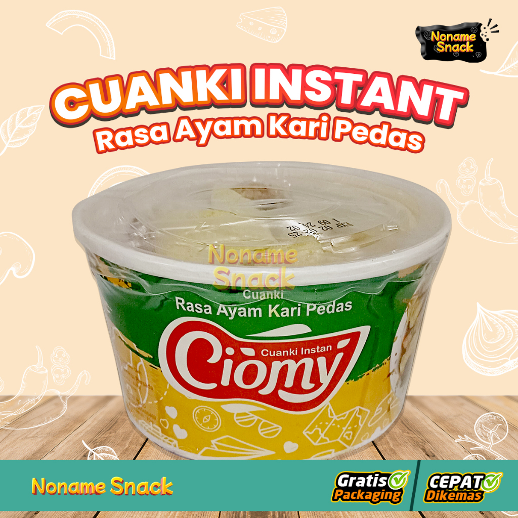 Jual Ciomy Cuanki Kari Ayam Pedas Cuangki Ciomy Cup Besar Halal Non MSG ...
