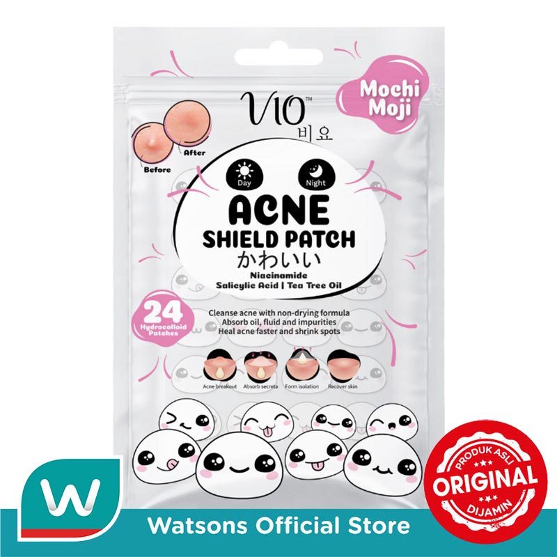 Jual Vio Acne Shield Patch Mochi Moji 24 Patches | Shopee Indonesia