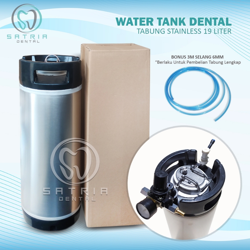 Jual Water Tank Dental Unit Tabung Stainless 19 Liter | Shopee Indonesia