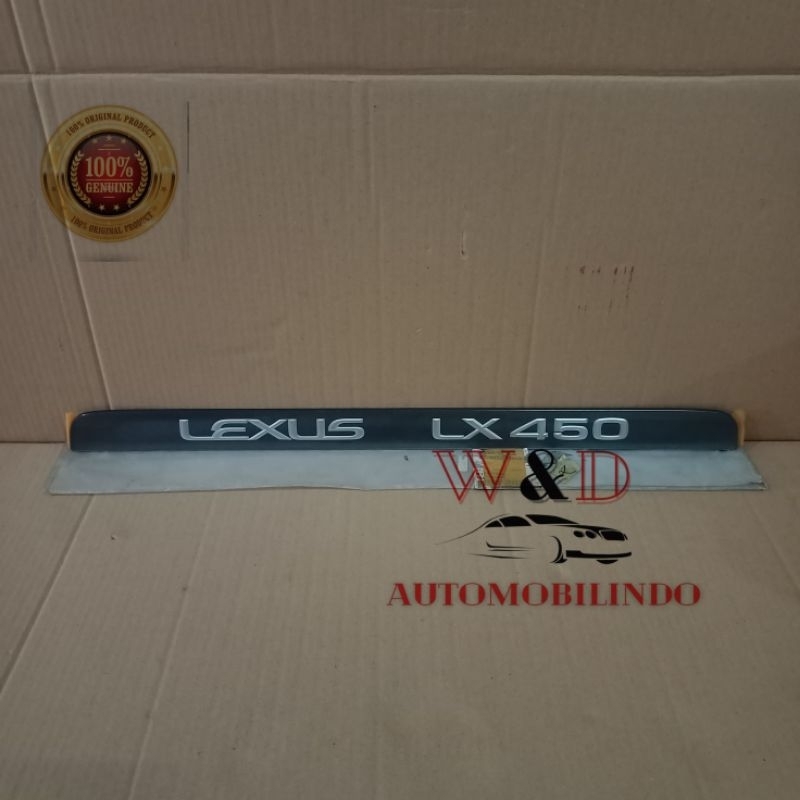 Jual emblem logo bagasi Toyota tulisan Lexus LX 450 Original 75435 ...