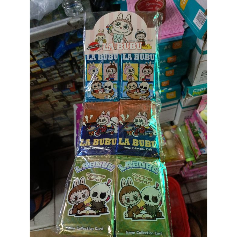 Jual Kartu renceng labubu isi 12 pcs | Shopee Indonesia