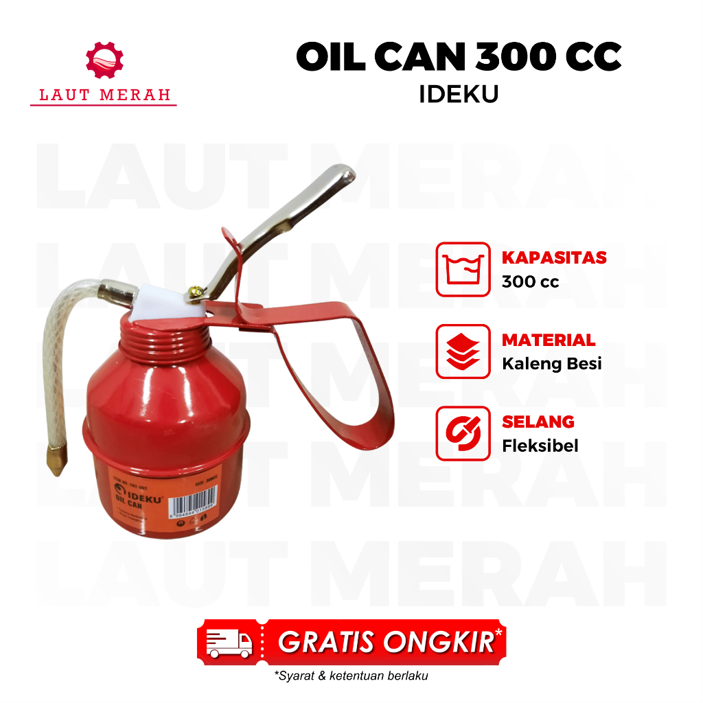 Jual OIL CAN KALENG 300CC - BOTOL POMPA SEMPROT OLI 300 CC - OLI CAN ...