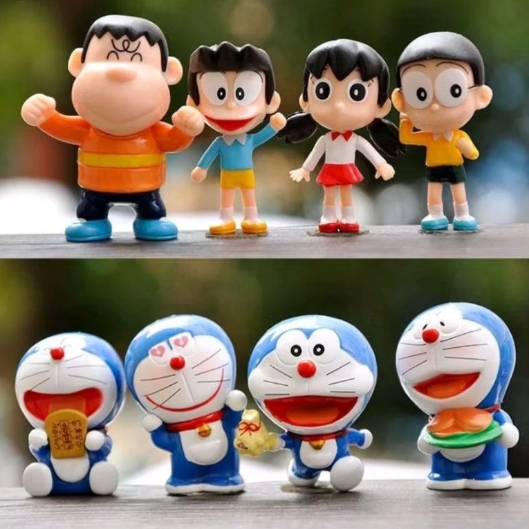 Jual Figure doraemon set isi 8 pc | Shopee Indonesia