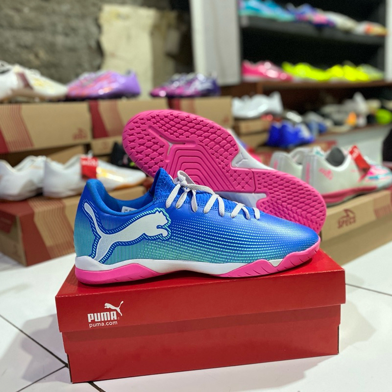 Jual sepatu futsal pma future biru (midsol pylon) | Shopee Indonesia