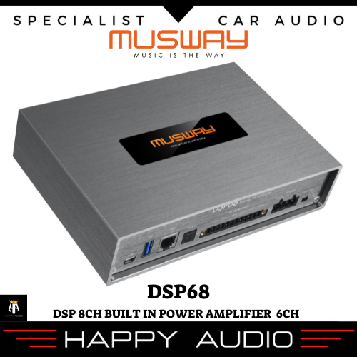 Jual Digital Sound Processor MUSWAY DSP68 DSP 8CH Built in Power Amplfier 6CH Original | Shopee ...