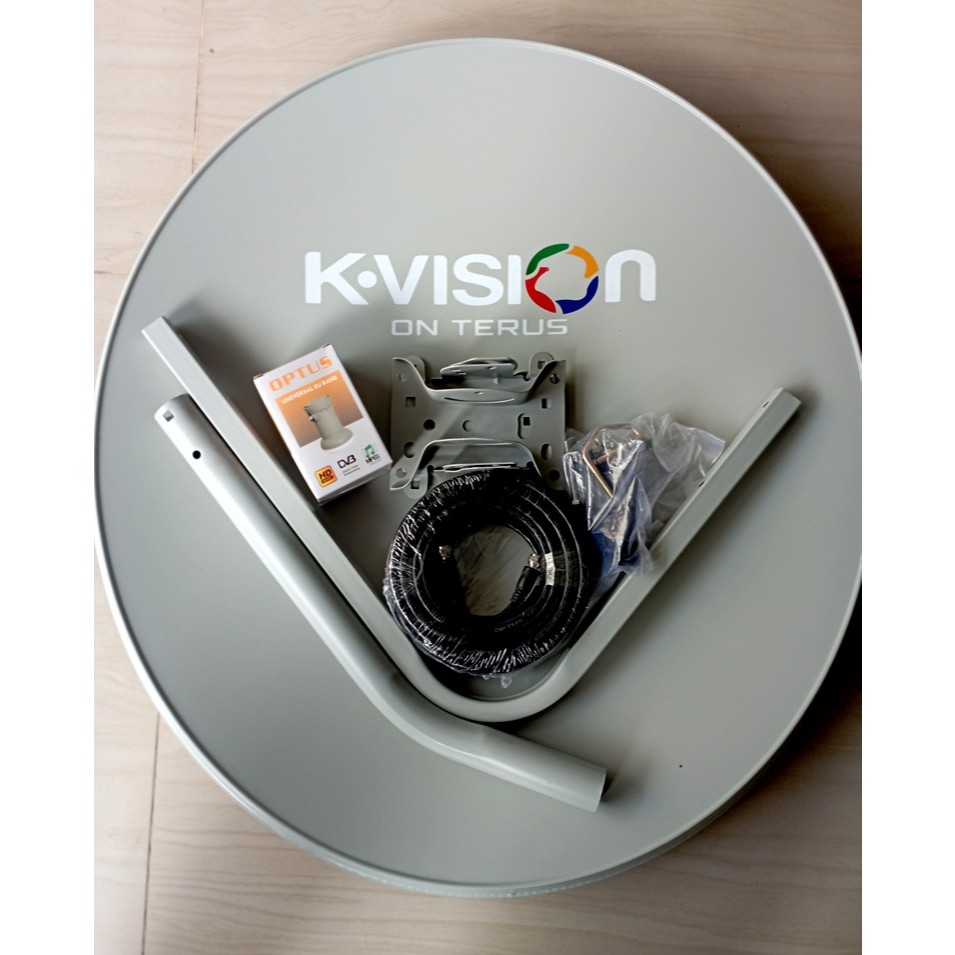 Jual DISH PARABOLA SOLID OFFSET DIAMETER 60CM berikut LNB & Kabel ...