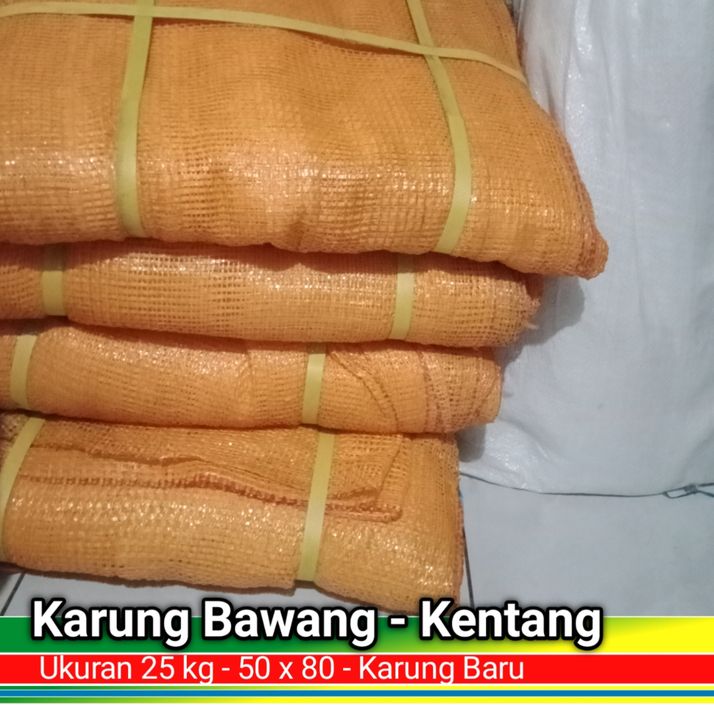 Jual 50 lembar Karung waring untuk pertanian I karung waring 25 kg ...