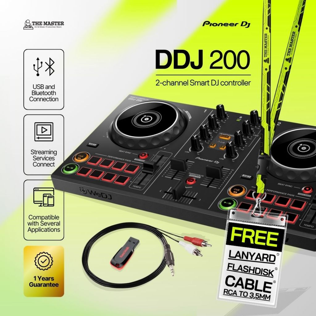Jual [Ready Stock] Pioneer DJ DDJ-200 | DDJ 200 | DDJ200 Alat DJ ...