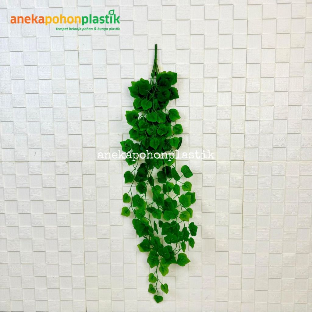 Jual Tanaman Juntai Daun Anggur Rambat Hijau Muda Artificial Hiasan ...