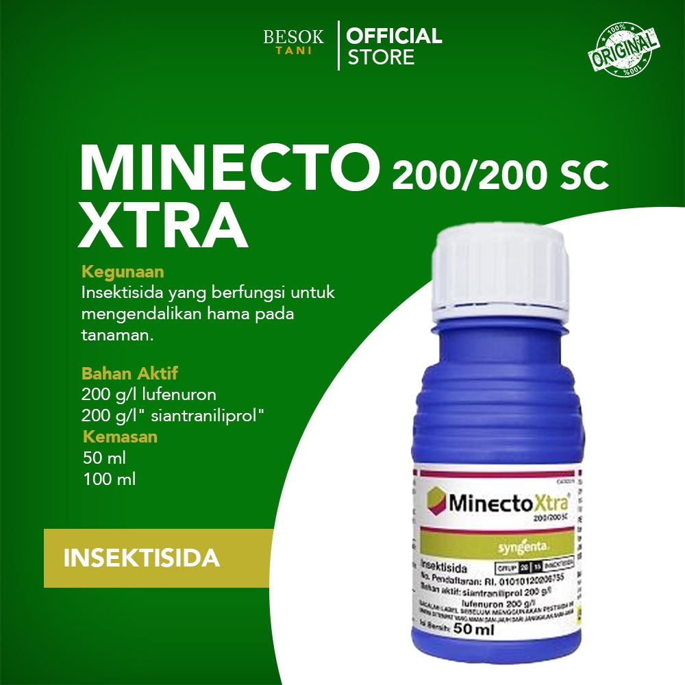 Jual MINECTO XTRA 200/200 SC | Insektisida | Mengendalikan Hama Tanaman ...