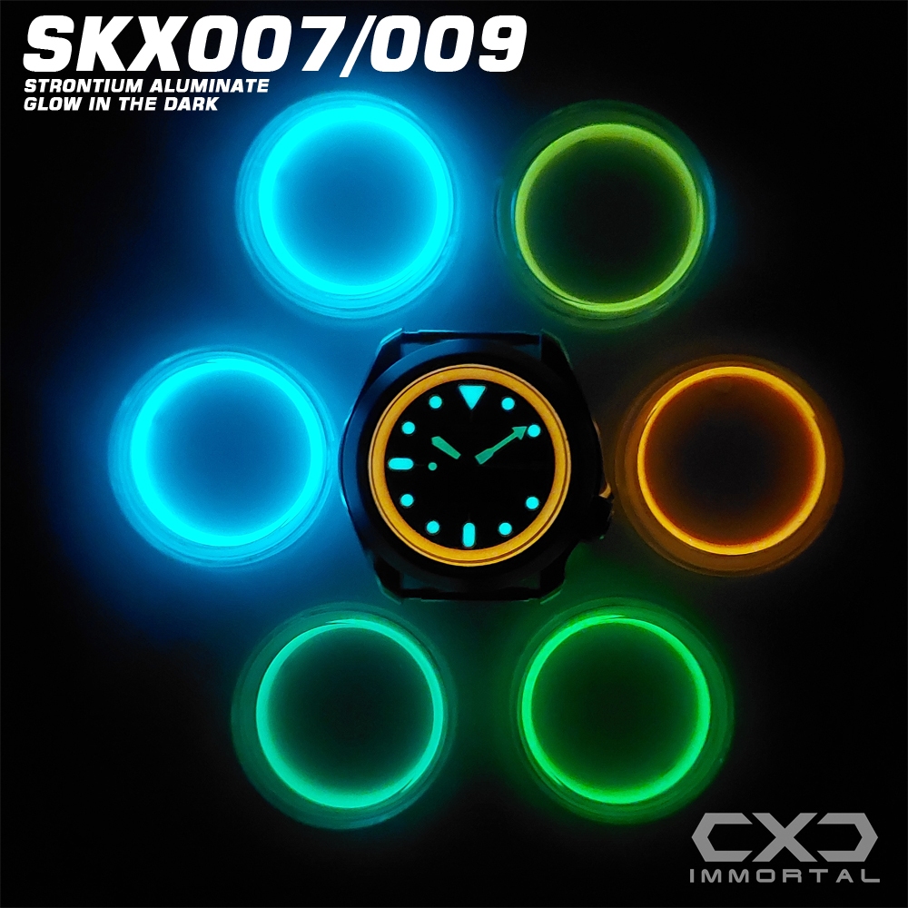 Jual seiko skx 007 009 custom full lume chapter minute ring | Shopee ...