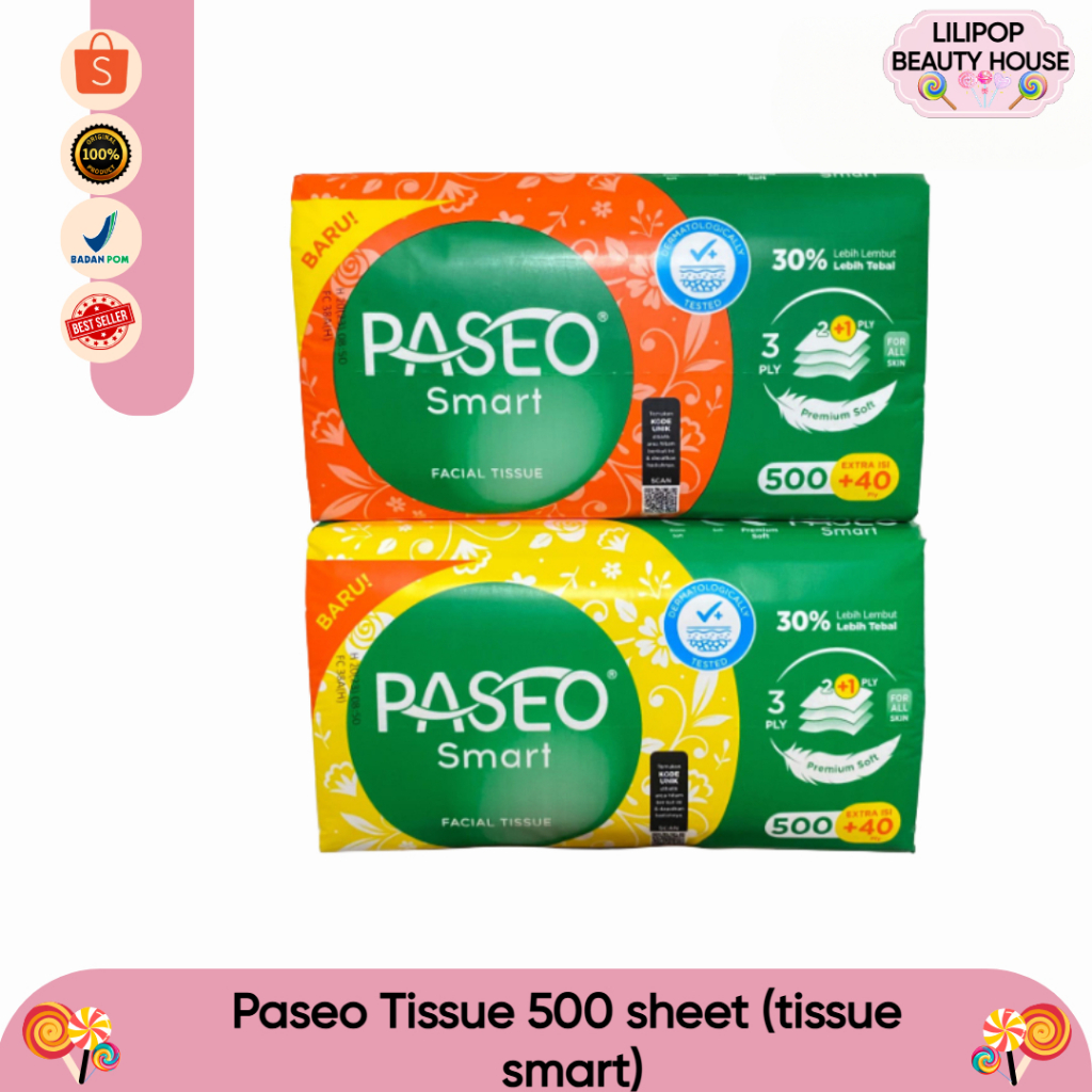 Jual Paseo Tissue 500 sheet (tissue smart) | Shopee Indonesia