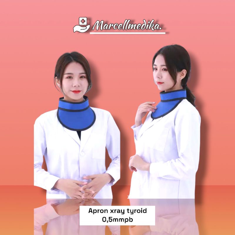 Jual APRON TYROID PROTECTIVE XRAY 0,5mmpb / APRON XRAY TIROID PENYANGGA ...