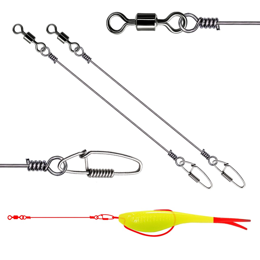 Jual Kawat Neklin Anti Gigi Tajam Untuk Memancing Gabus Toman Zman Baby ...
