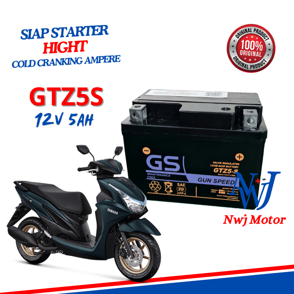 Jual AKI KERING MOTOR FREEGO MIO SOUL GT AEROX 125 XEON GTZ5S GTZ4V YTZ5S YTZ4V GS Y MF | Shopee ...