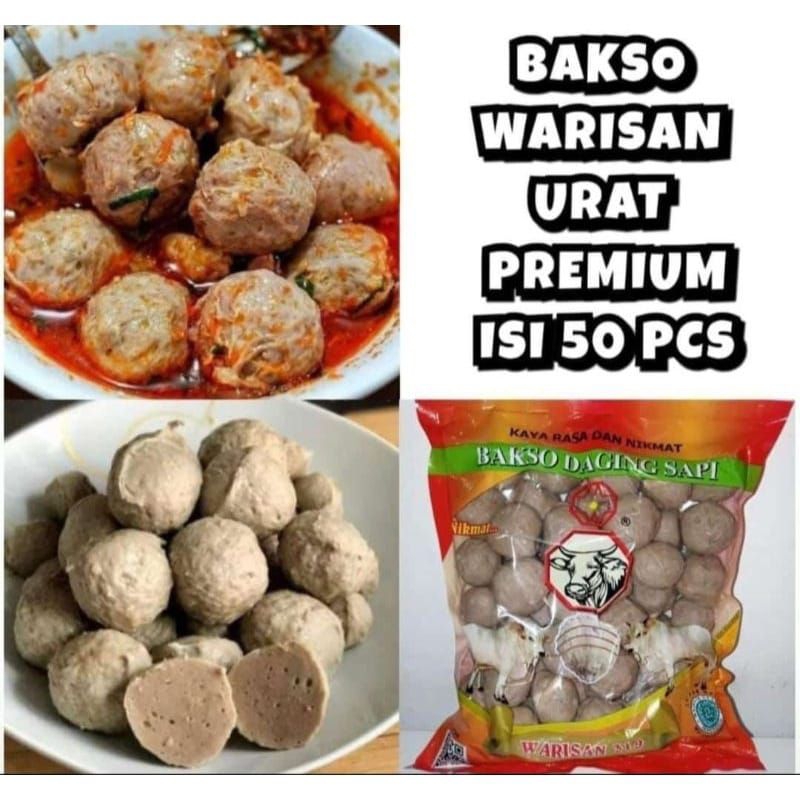 Jual Bakso Warisan Urat isi 50pcs | Shopee Indonesia