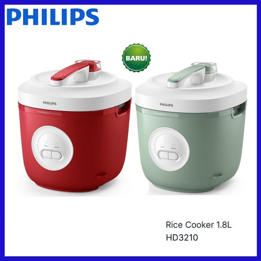 Jual Philips Rice Cooker 1.8L Batur Basic HD3210 Garansi Resmi 2 Tahun ...