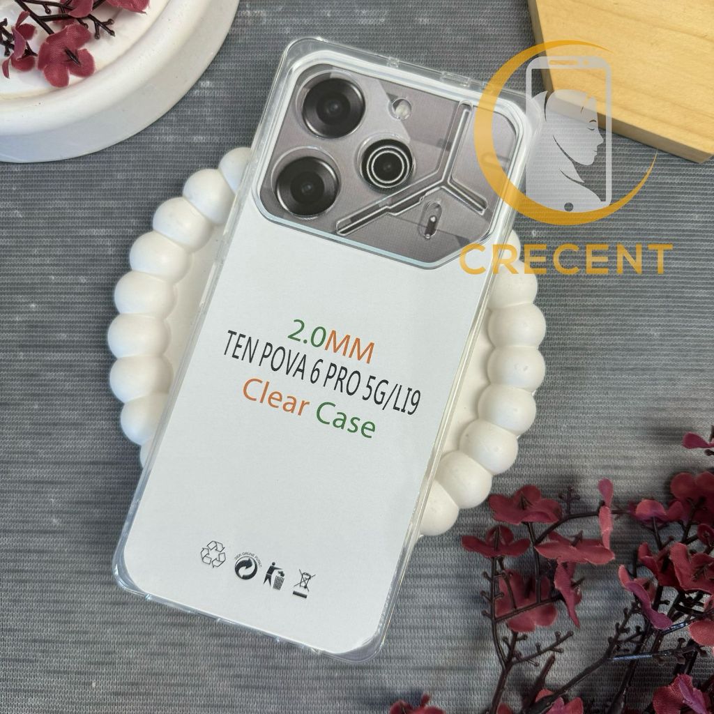 Jual Soft Case Clear Silikon Komptibel Untuk Tecno Pova 6 Tecno Pova 6 ...