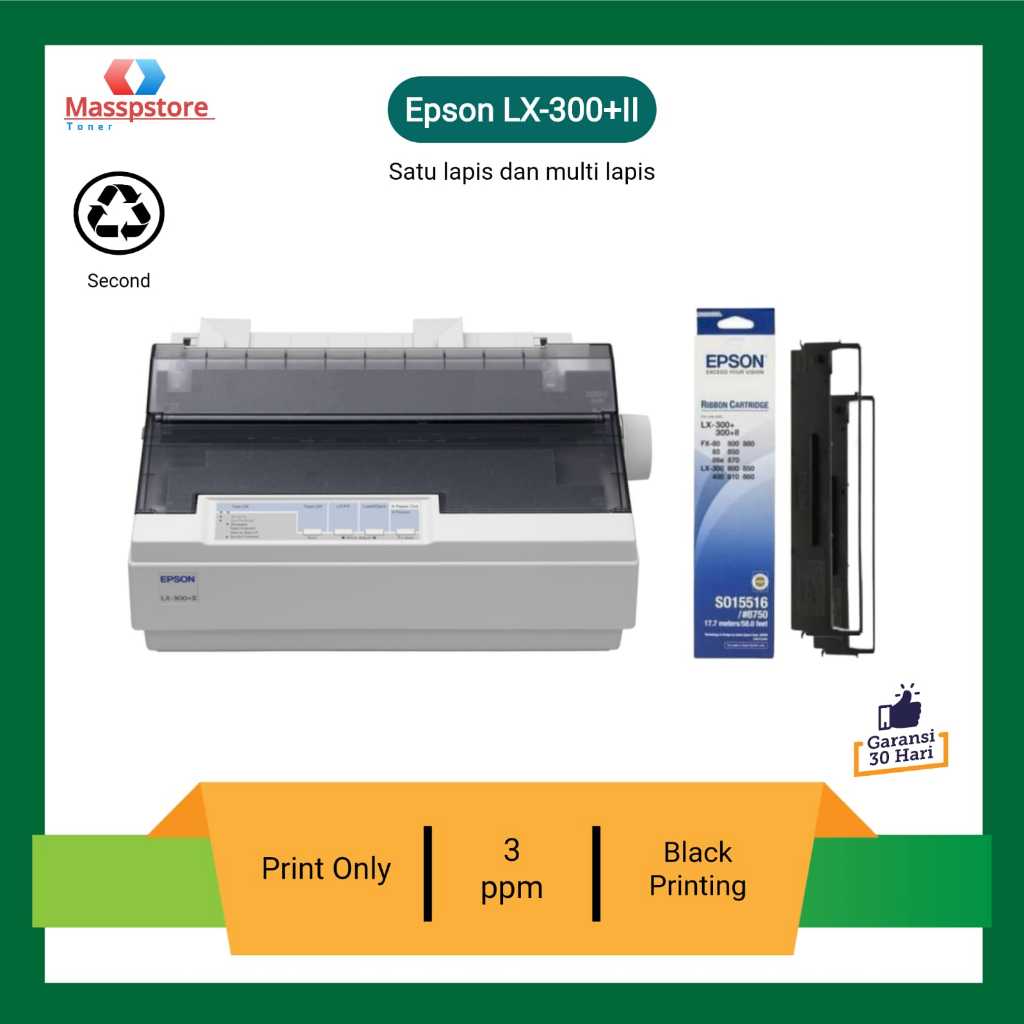 Jual Printer Epson LX-300+II Dot Matrix Cetak 3 rangkap | Shopee Indonesia