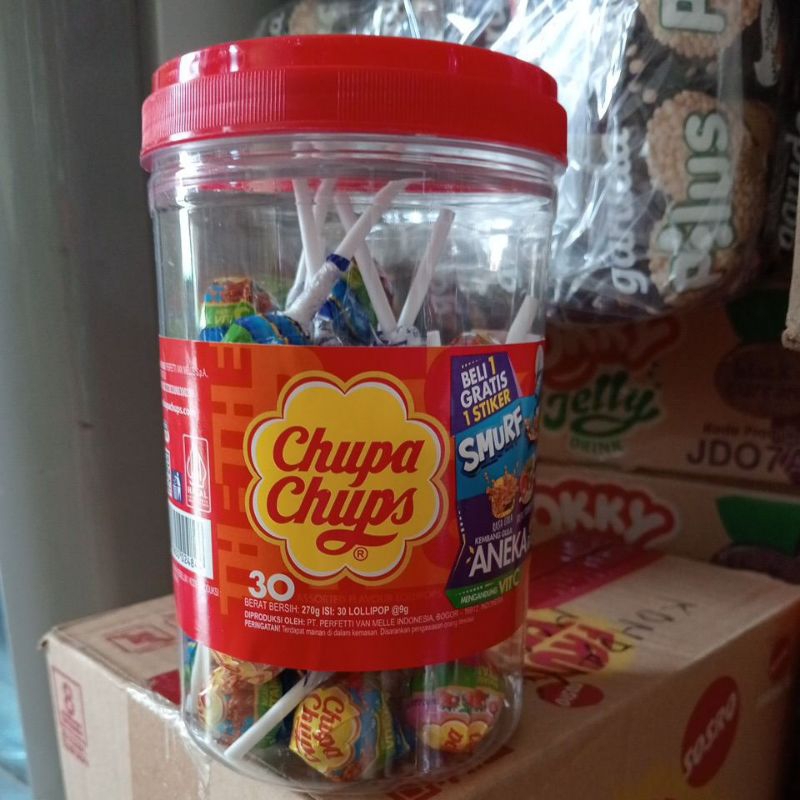Jual PERMEN LOLIPOP CHUPACHUPS (30 PCS) | Shopee Indonesia