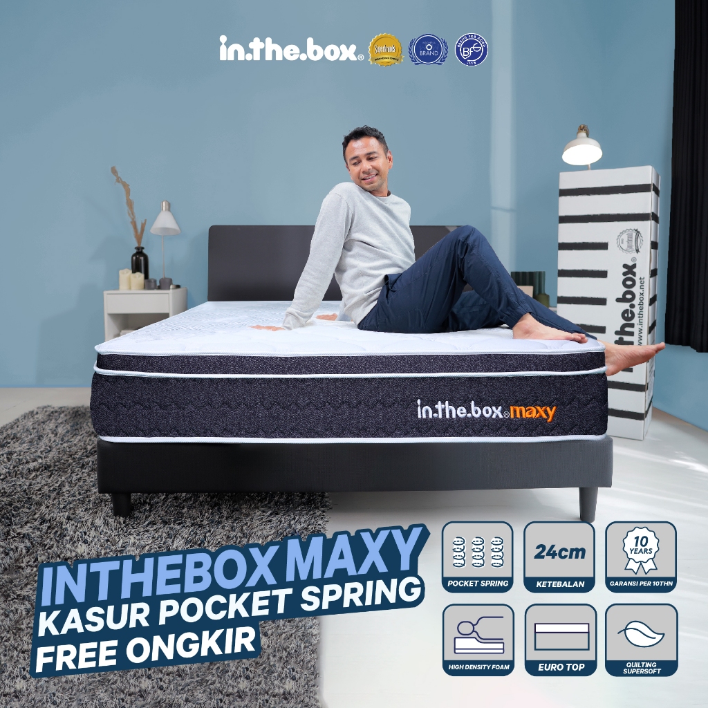 Jual Kasur Pocket Spring INTHEBOX Maxy | Shopee Indonesia