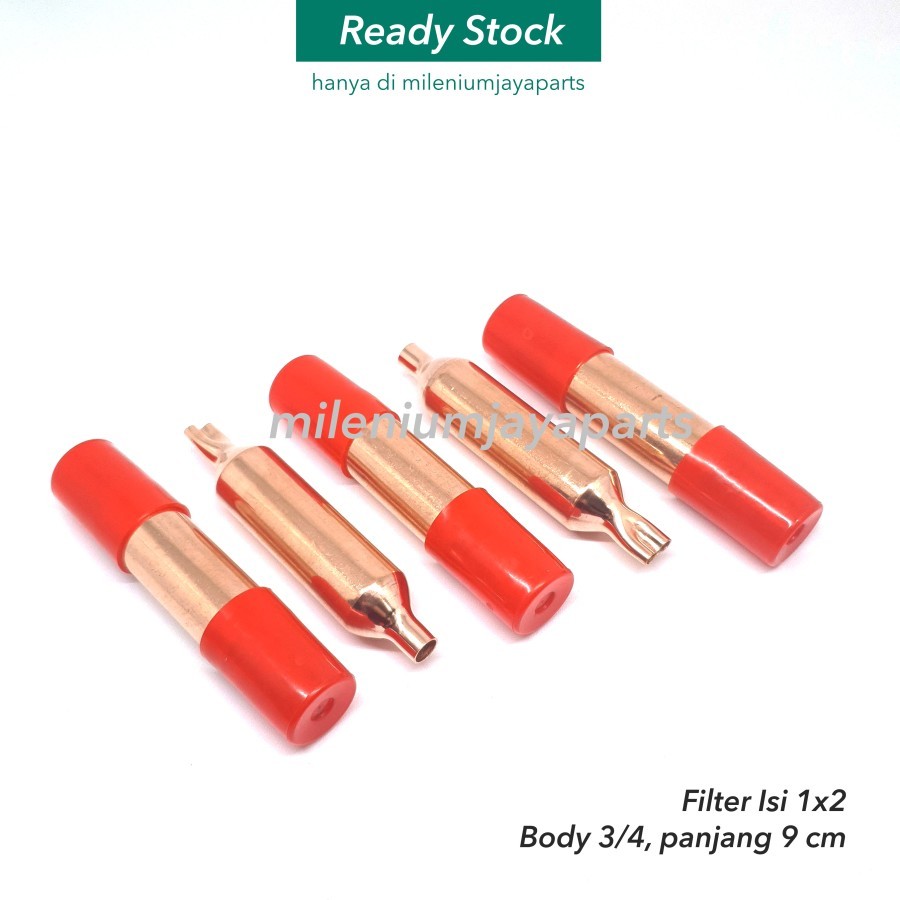Jual Filter Isi Kulkas 1x2 ukuran Body 3/4 Panjang 9 cm / Alat Servis ...
