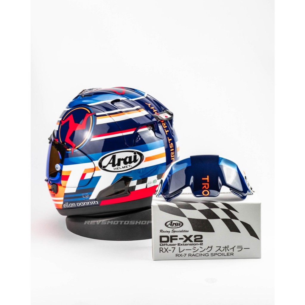 Jual SPOILER ARAI RX7X ORIGINAL CUSTOM PAINT - IOM 2024 | Shopee Indonesia