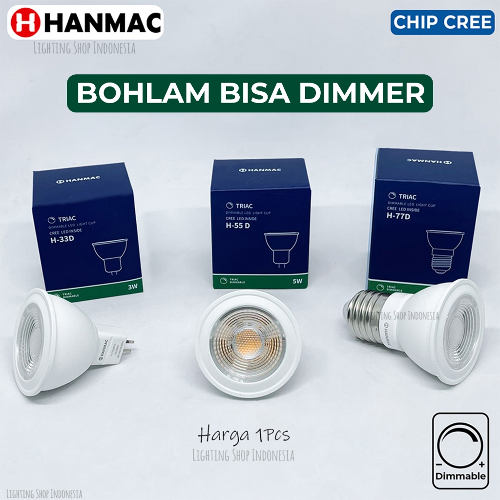 Jual Lampu bohlam halogen led dimmer dimmable 3watt 5watt 7watt sorot ...