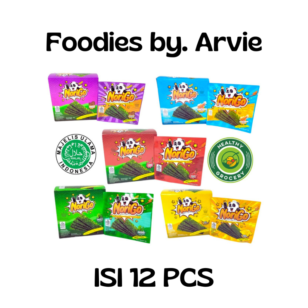 Jual NORI GO SNACK RUMPUT LAUT PACK | Shopee Indonesia