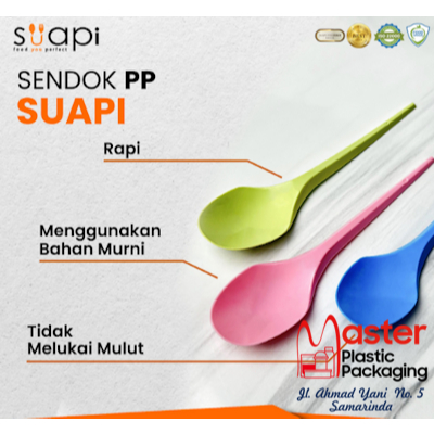 Jual Sendok Makan / Garpu Makan Plastik PS Suapi - 1 Pak | Shopee Indonesia