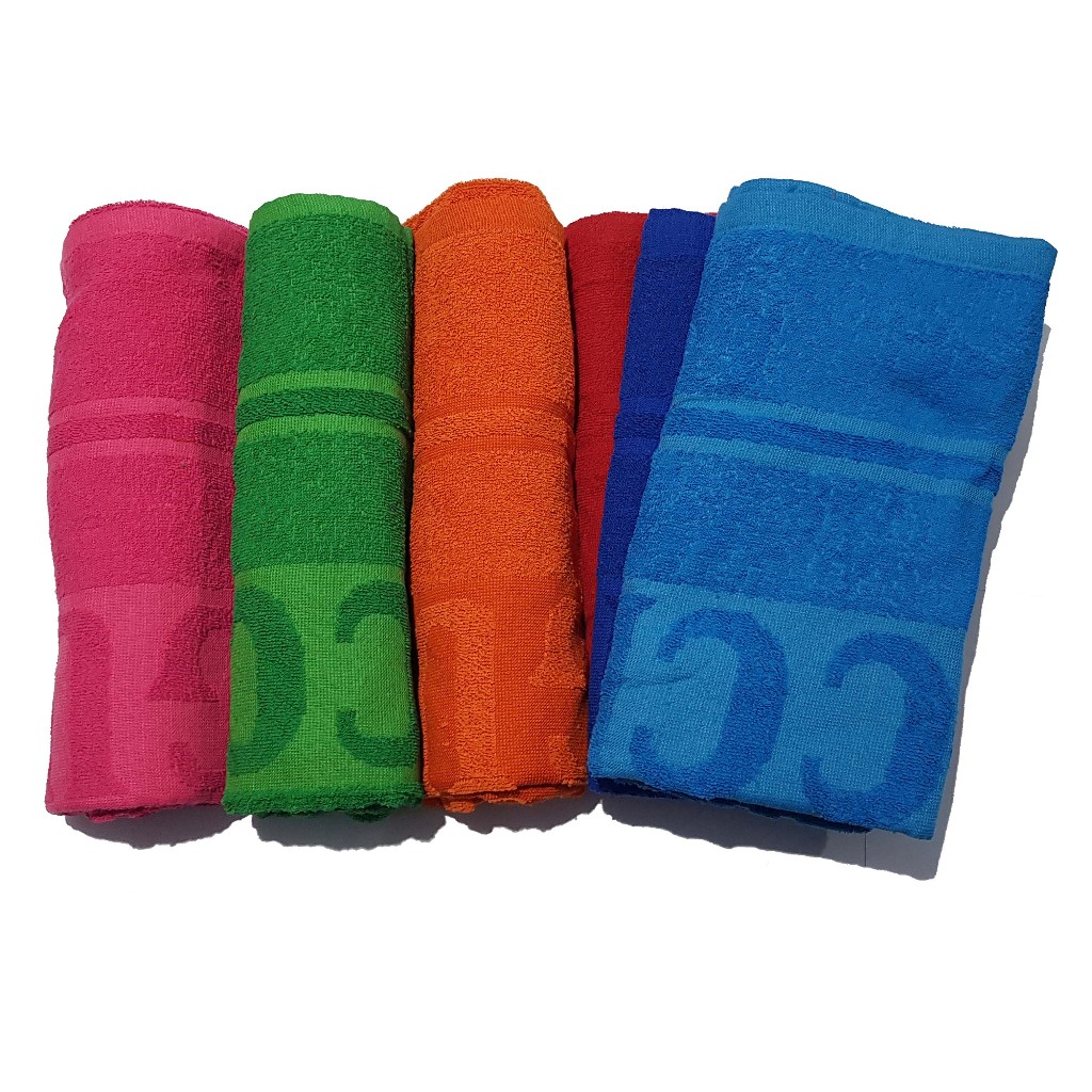 Jual HANDUK MANDI BESAR EMBOS POLOS WARNA / HANDUK VIKING BORDIR HANDUK ...