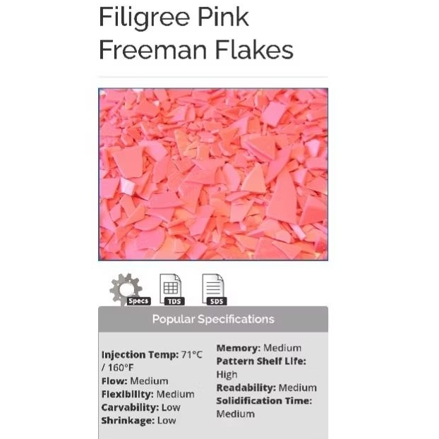 Jual Freeman Flakes Filigree Pink / Filigree Pink Freeman Flakes / Wax ...