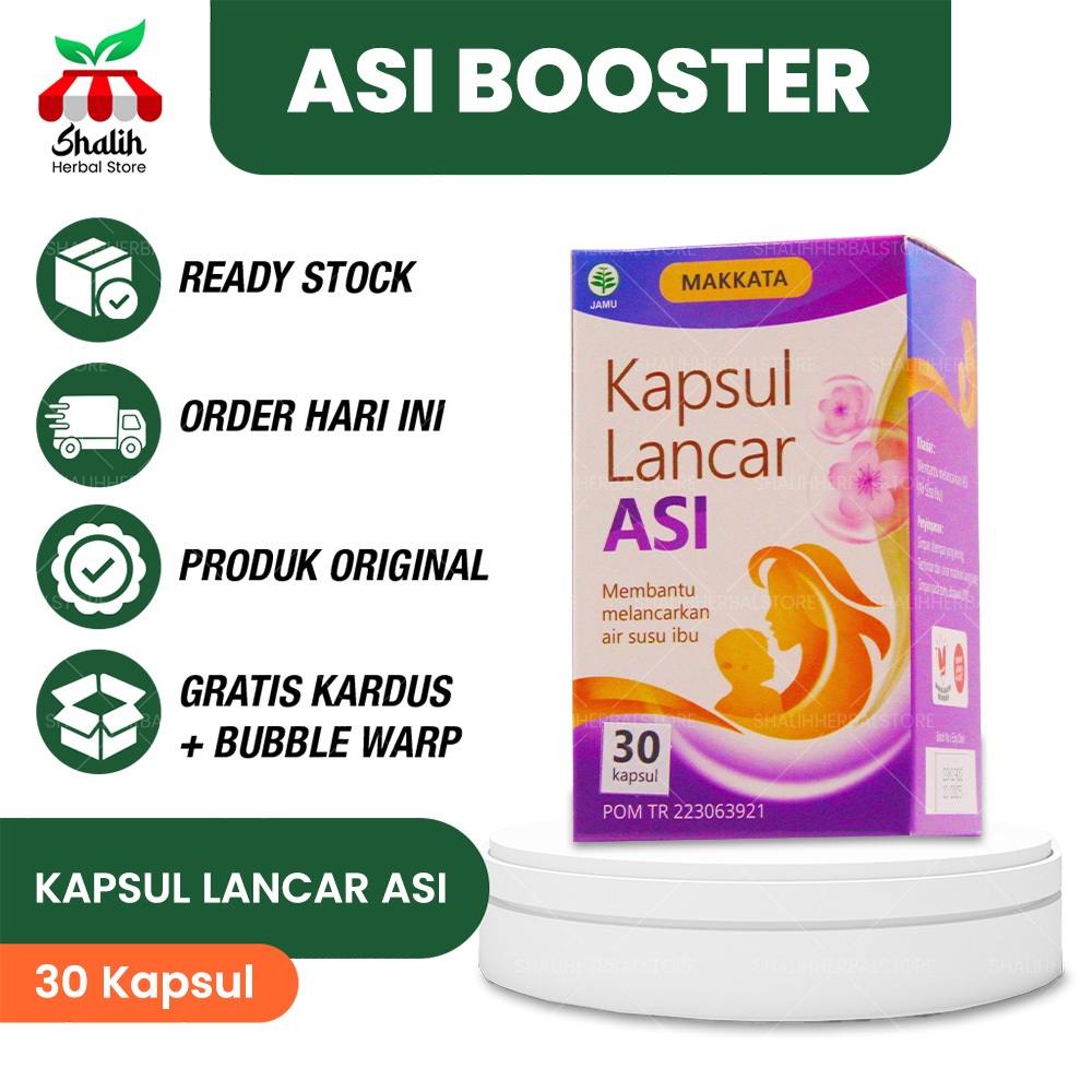 Jual ASI BOOSTER Paling Bagus Kapsul LANCAR ASI Makkata Membantu Pelancar Asi Ibu Menyusui ...
