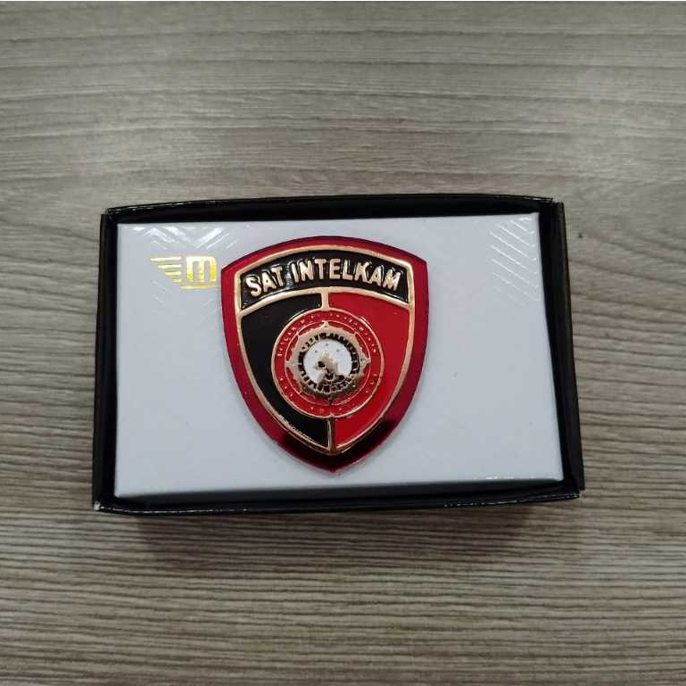 Jual WING SAT INTELKAM POLISI BREVET BRIVET SAT INTELKAM POLRI PIN ...