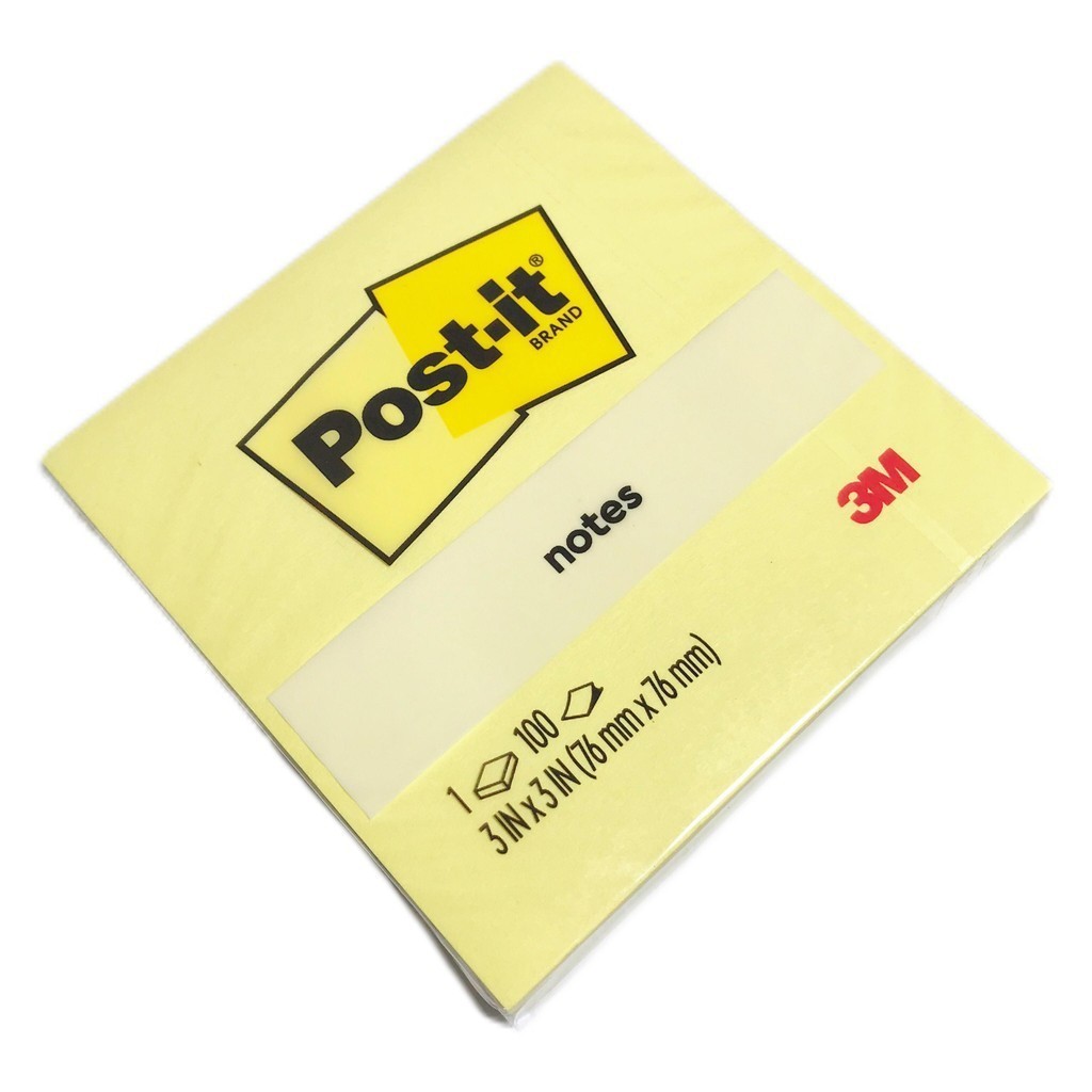 Jual Post It / Sticky Notes 654 3M Kuning 1 pad ( 100 Lembar ) | Shopee ...