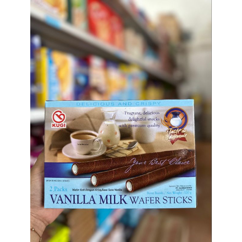 Jual Kugi Wafer Stick Box 120 gr isi 24/dus | Shopee Indonesia