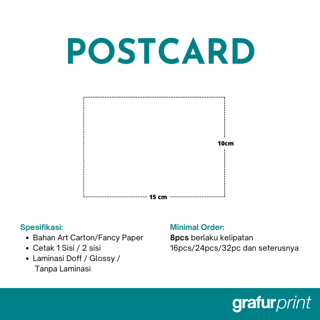 Jual CETAK POSTCARD | Shopee Indonesia