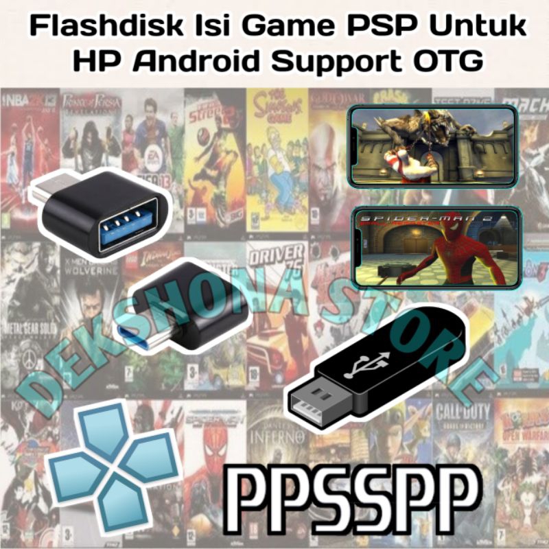 Jual Flashdisk Game PSP Untuk Android Support OTG | Shopee Indonesia