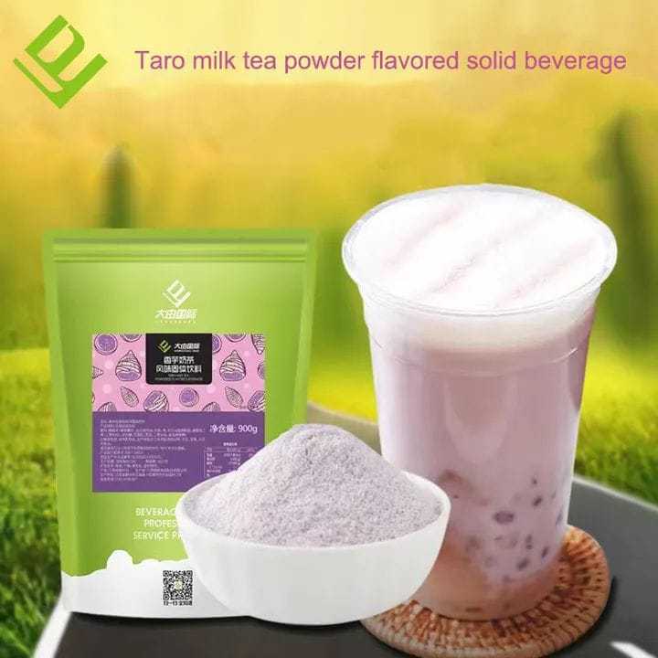 Jual Taro Milk Tea Powder Flavored Solid Beverage 900gr | Shopee Indonesia