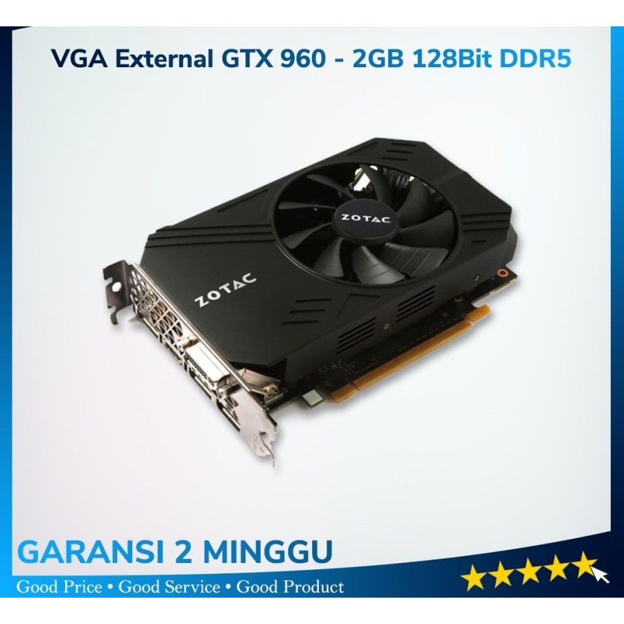 Jual VGA PCI Express / VGA External GTX 960 6PIN Power - 2GB 128BIT ...
