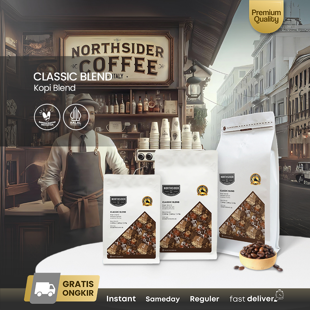 Jual Northsider Kopi arabika robusta Classic Blend Espresso Cold brew ...
