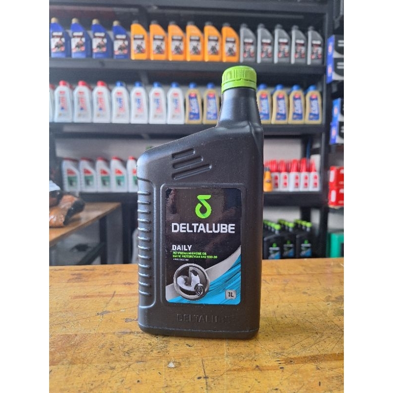 Jual OLI DELTALUBE DAILY 757 PREMIUM ENGINE OIL MATIC MOTORCYCLE SAE 10W-30 1L | Shopee Indonesia
