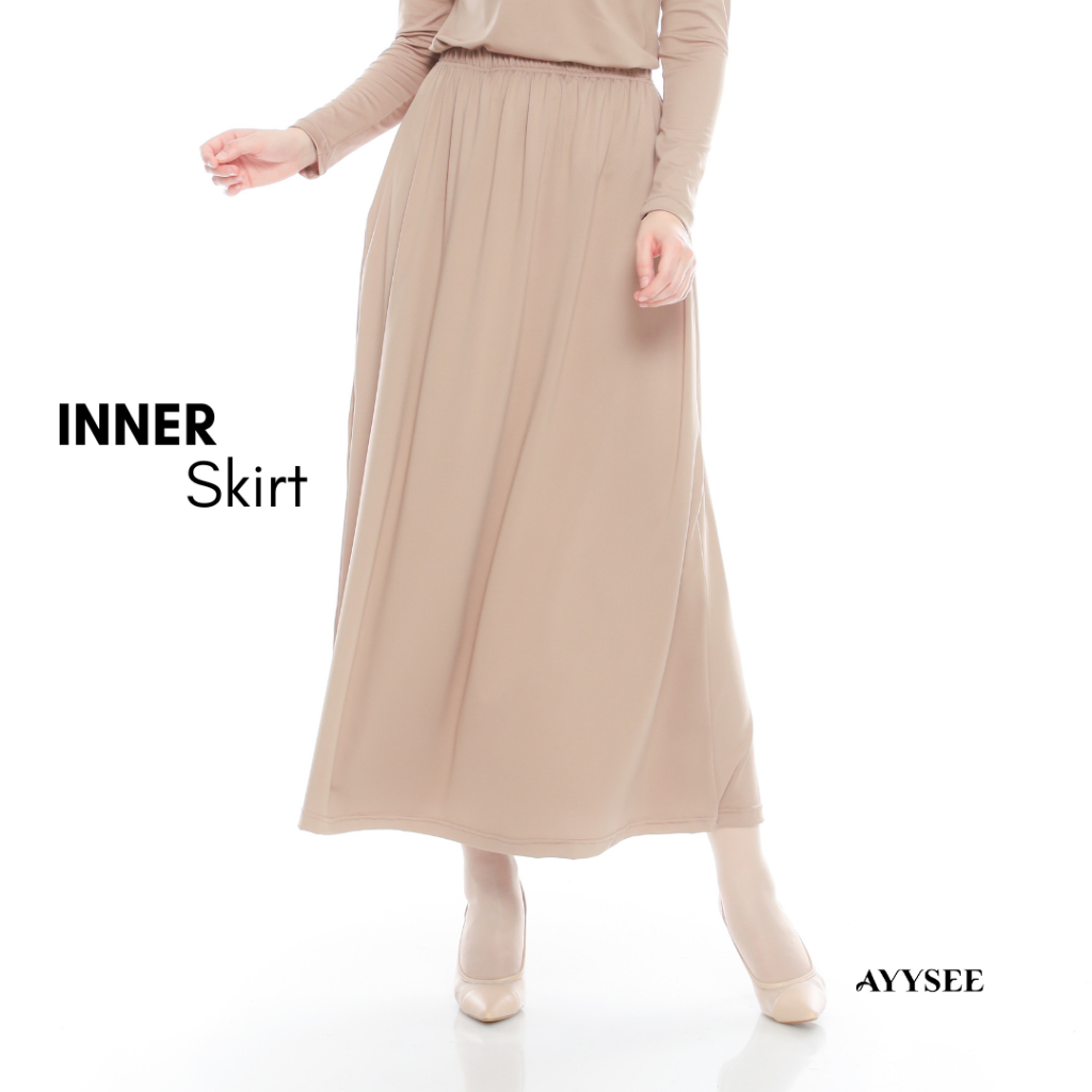 Jual AYYSEE - (CUSTOM ) Inner Skirt - Dalaman rok polos - Inner Under ...